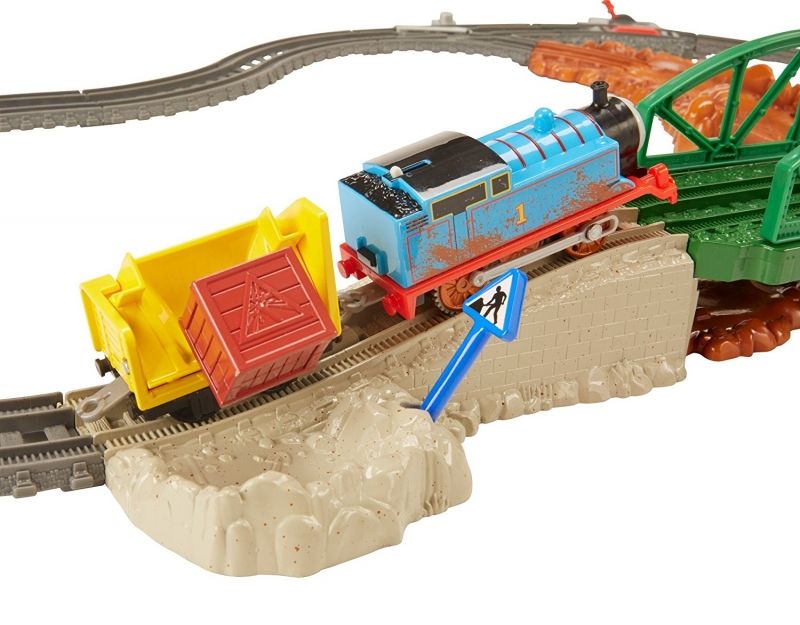 Thomas Friends TrackMaster Cave Collapse ชุดรางรถไฟ โทมัส ชุดหินถล่ม ...