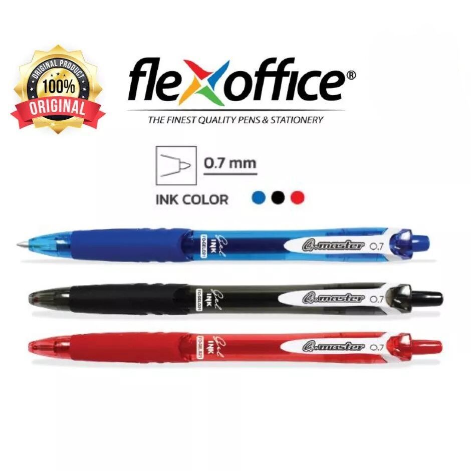 FlexOffice G-Master Retractable Gel Pen Quick Dry | Lazada