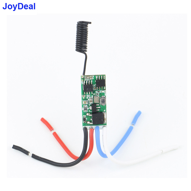 433 Mhz Dc 3.6v 5v 12v 24v 1ch Led Lamp Controller Mini Relay Wireless Rf Remote Control Switch ...