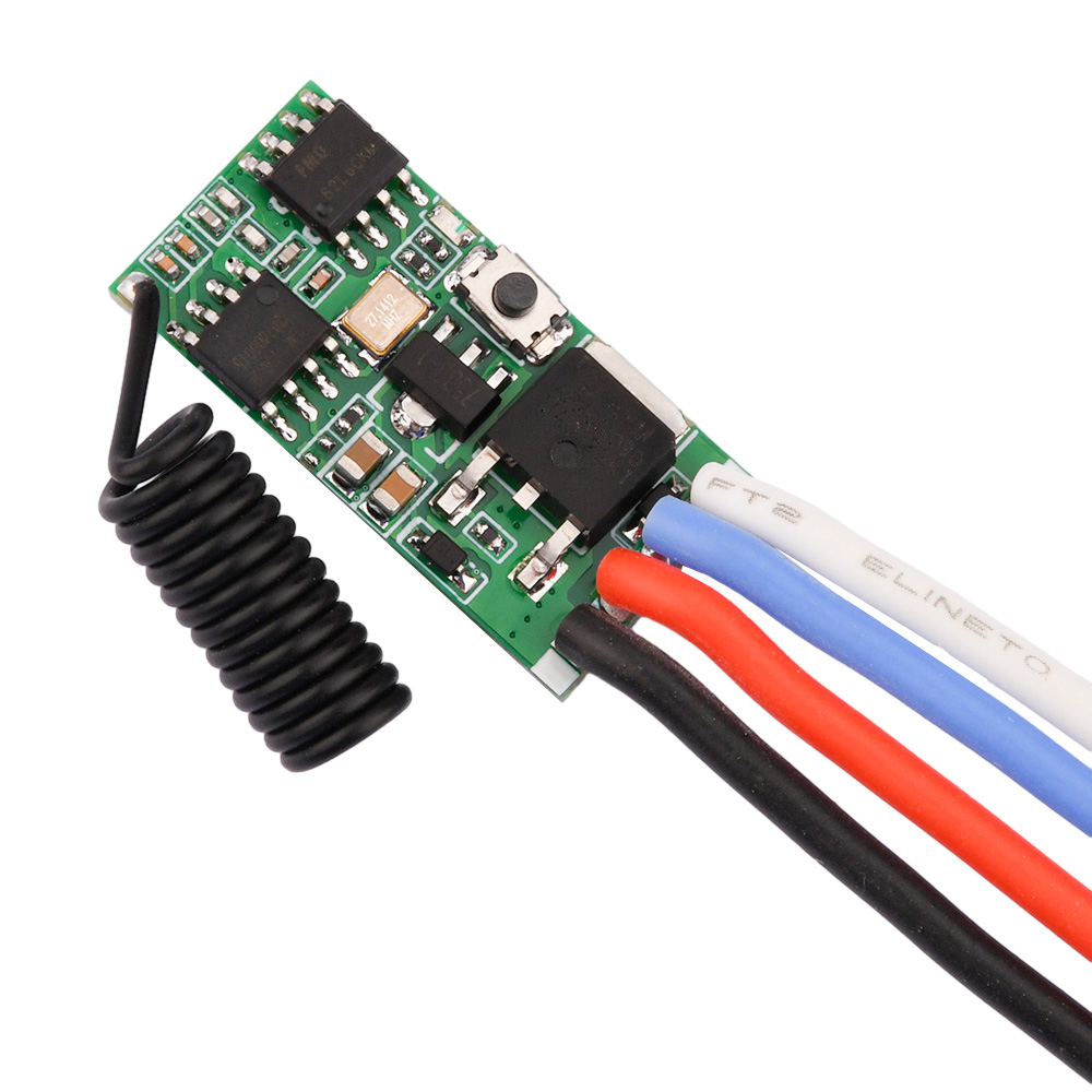 433mhz Wireless Remote Control Dc Motor Speed Controller 3.7v-24v 5a ...