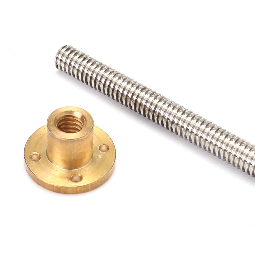 1/2-10 single New start ACME Threaded Rod Lead Screw w/ Brass Nut 12 ...