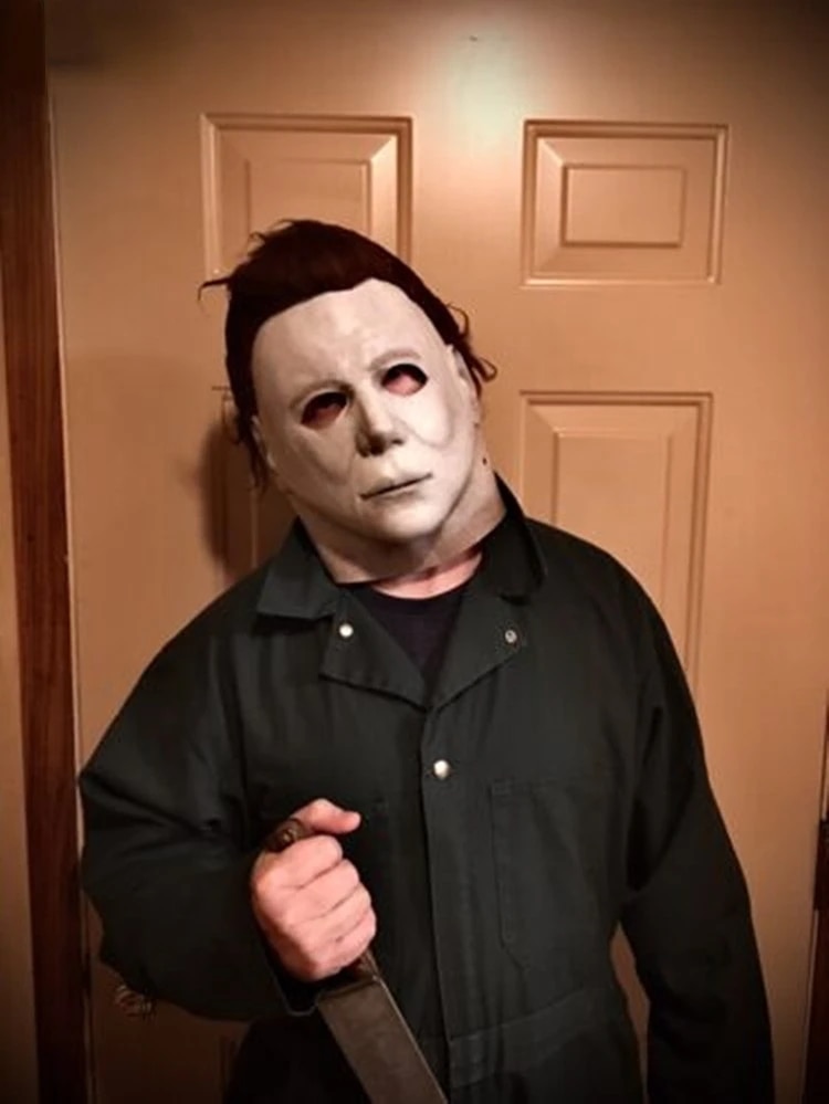 【Sell-Well】 Halloween 1978 Michael Myers Horror Cosplay Costume Latex ...