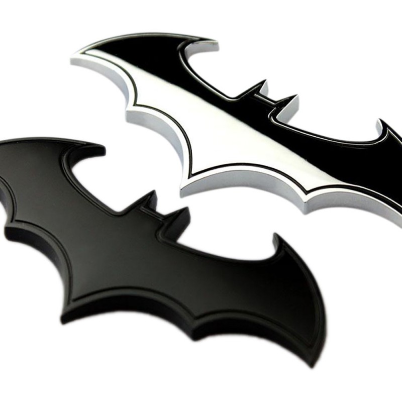 Bat 3d Chrome Metal Motorcycle Auto Car Logo Sticker Emblem Badge Tail ...