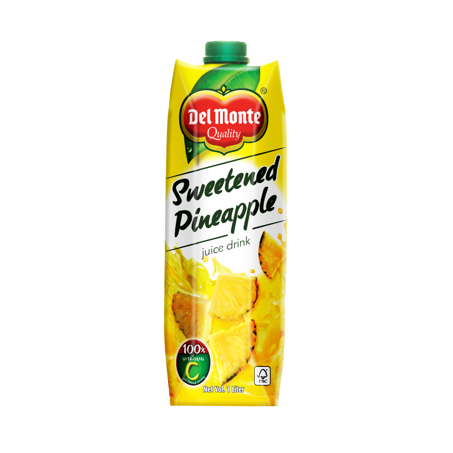 Chilled Del Monte Sweetened Pineapple Juice Drink (1L) | Lazada PH