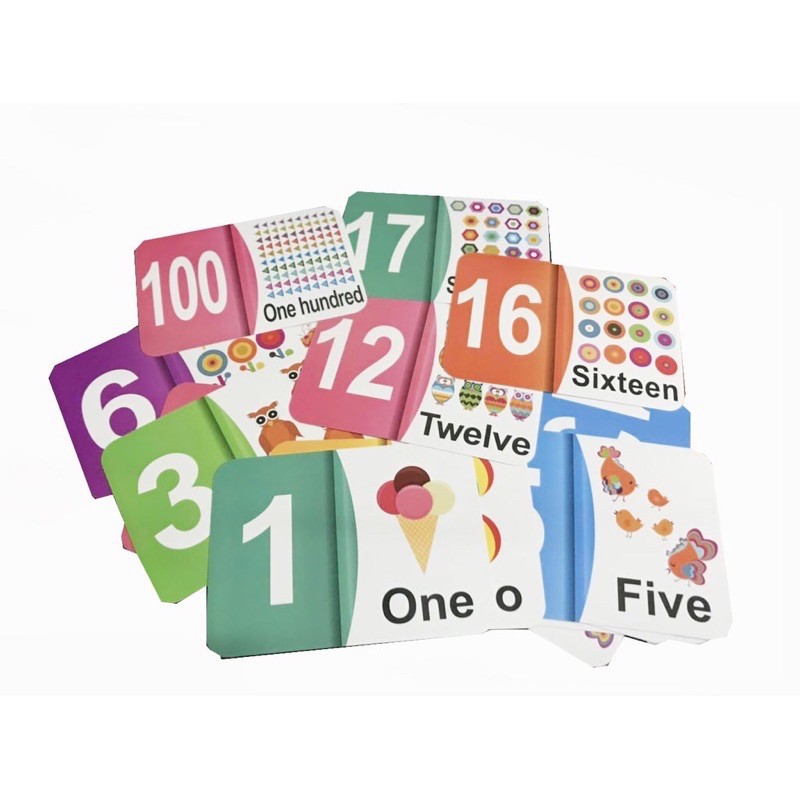 COD Best toys 28pcs flash card Kids Educational Flashcards ABC/number ...