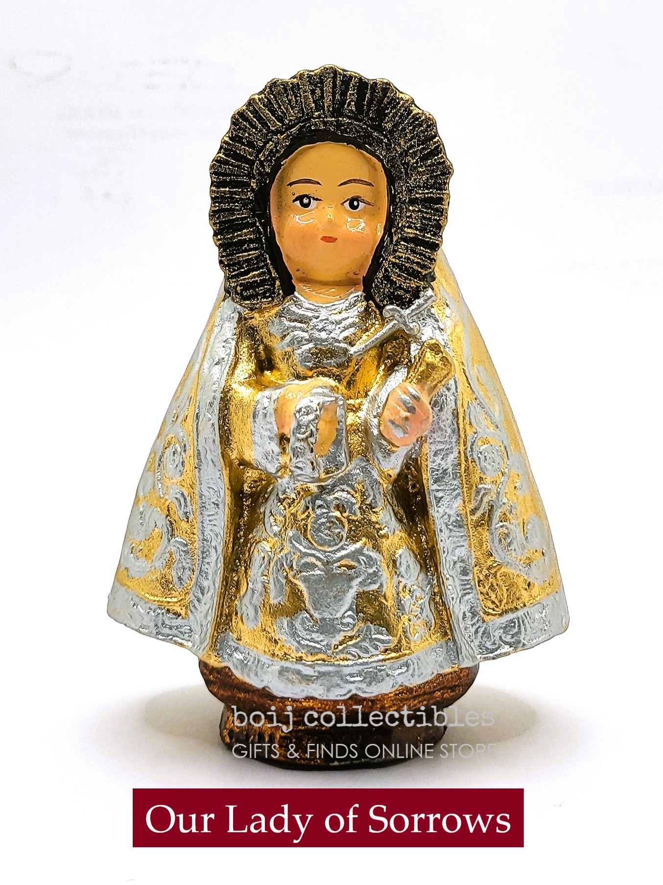 Chibi Religious Mini Statues Holy Family Sto. Nino Virgin Mary St ...