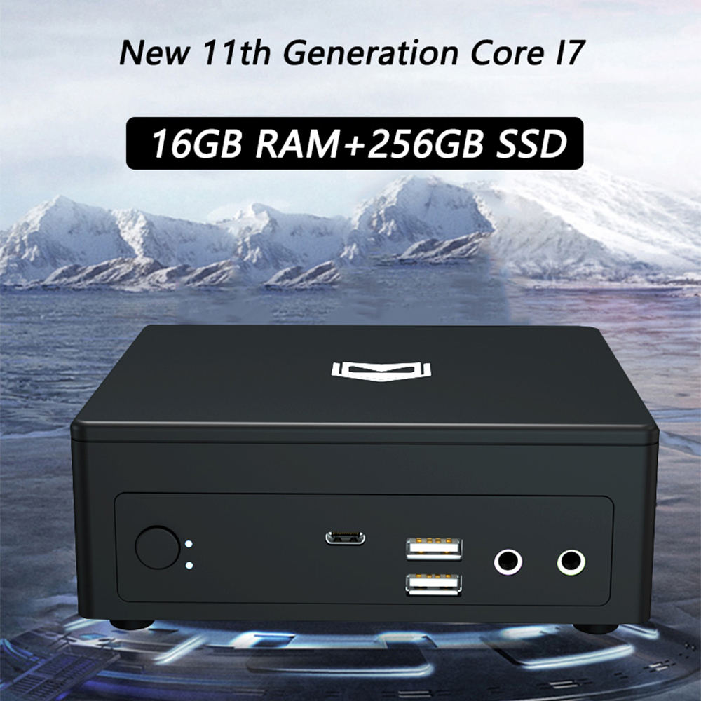 KUU Mingar 2 Office Gaming Mini PC 11th Intel Core i7-11370H Up to 4 ...