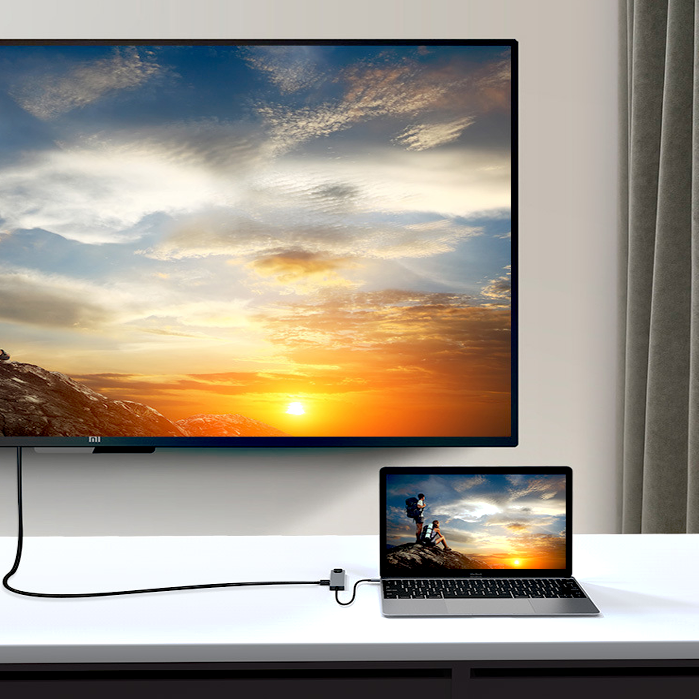 【Exclusive】 HUB Type C Splitter To HDMI 4K thunderbolt 3 Docking ...