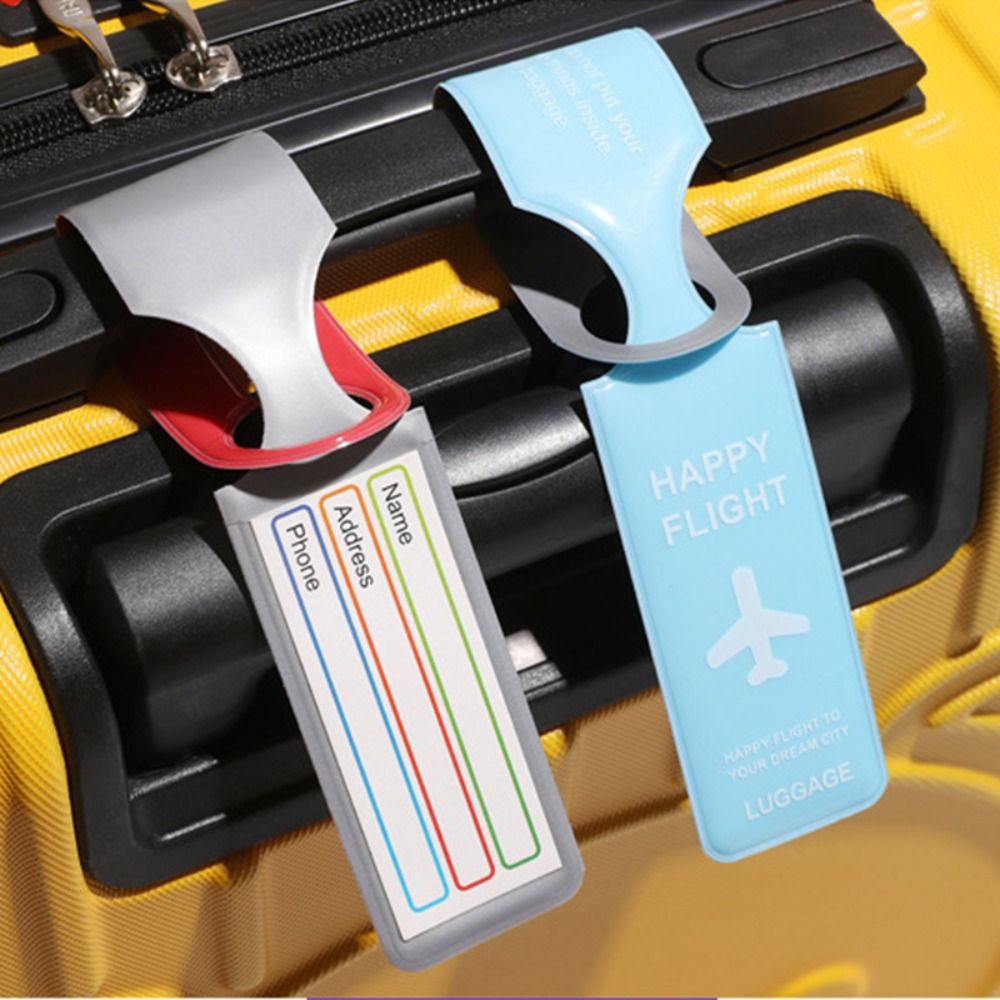Soft Boarding Pass PVC Luggage Tag Address Label Information Card ...