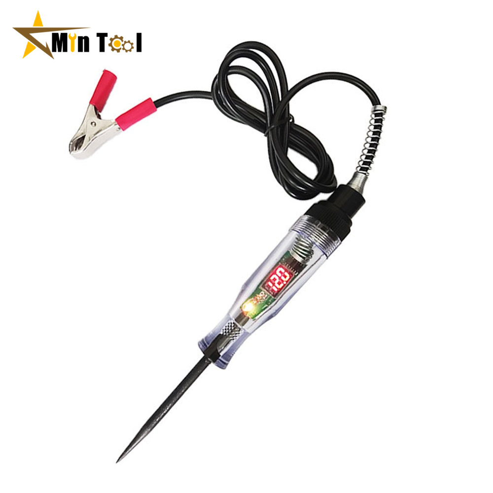 Auto 6-24 V Dc Car Truck Voltage Circuit Tester Car Test Long Probe Pen ...