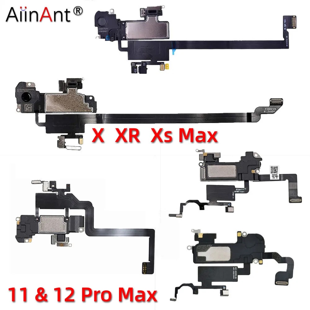 AiinAnt Ear Earpiece Flex For iPhone X Xs 11 12 Pro Max XR Mini ...