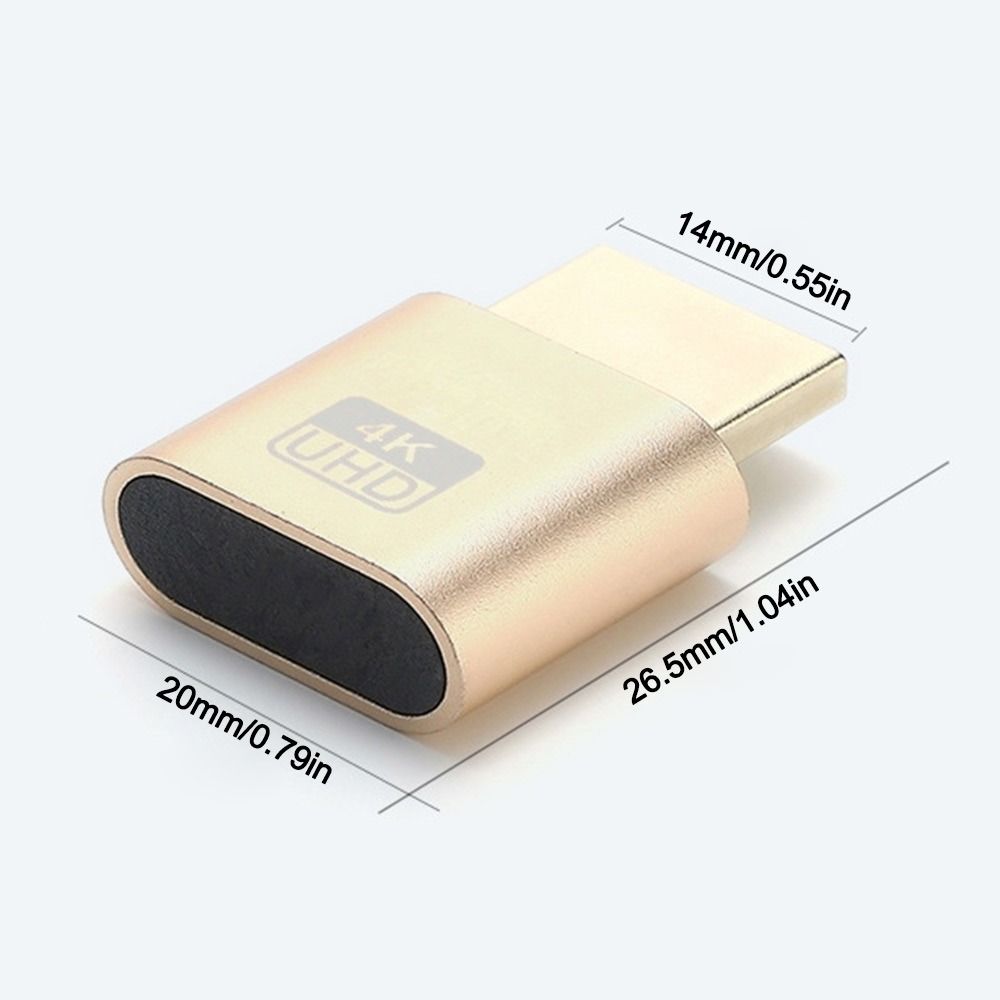 Portable 4K Streaming Device with Lights Plug Virtual Display Adapter ...