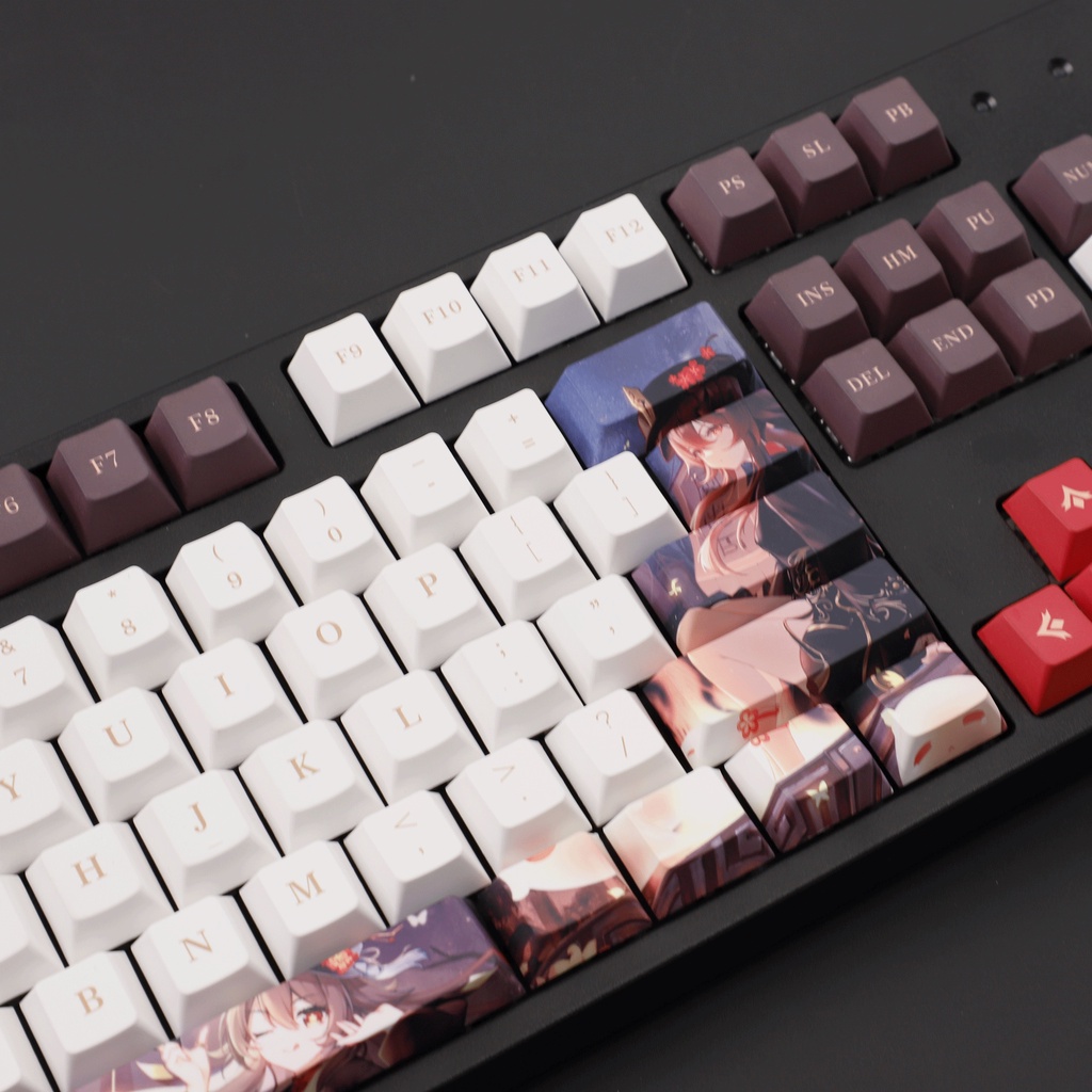 Genshin Impact Hutao Keqing General Thunder Keycap Cherry profile Theme ...