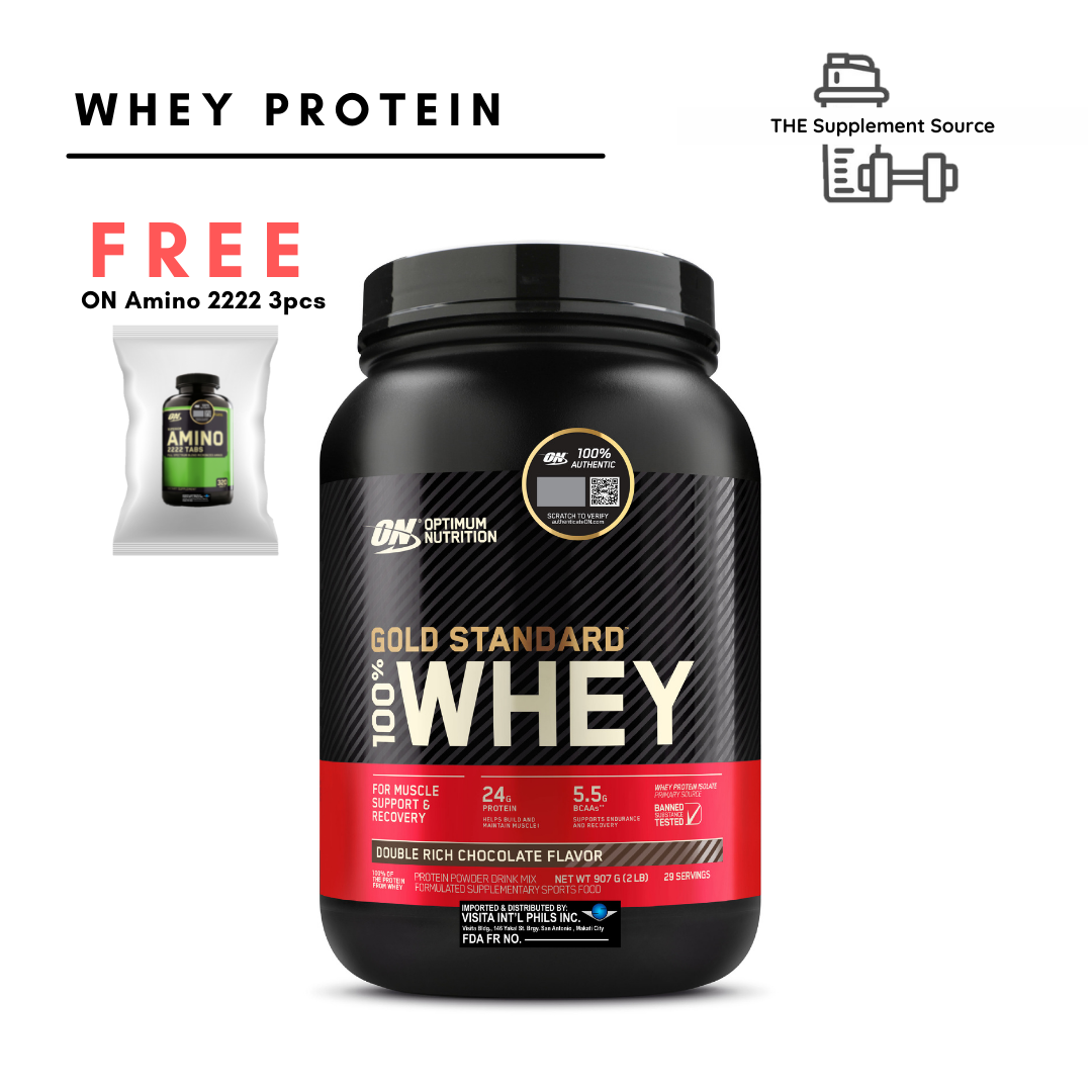 ON Gold Standard Whey 2lbs with Shaker, FREE Amino tablets Optimum ...