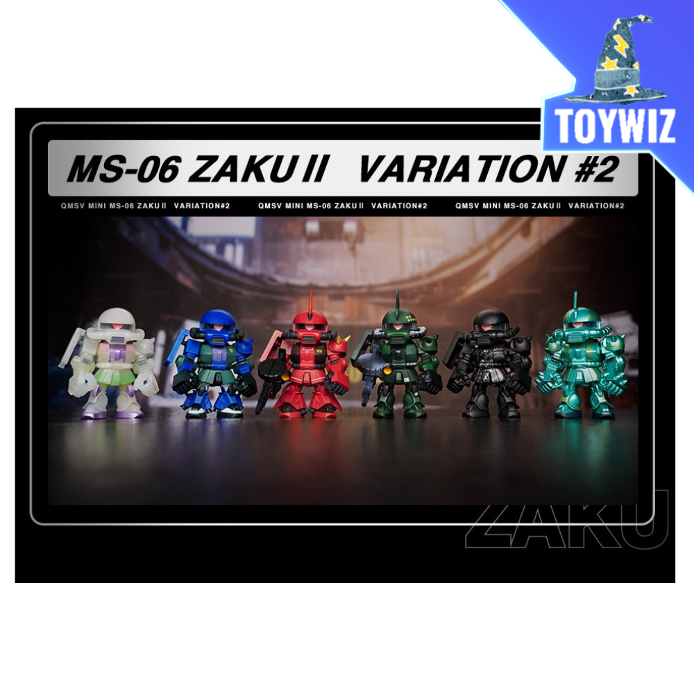 Bandai QMSV-Mini Ms-06 Zaku II Variation #2 Series Blind Box 万代 QMSV ...