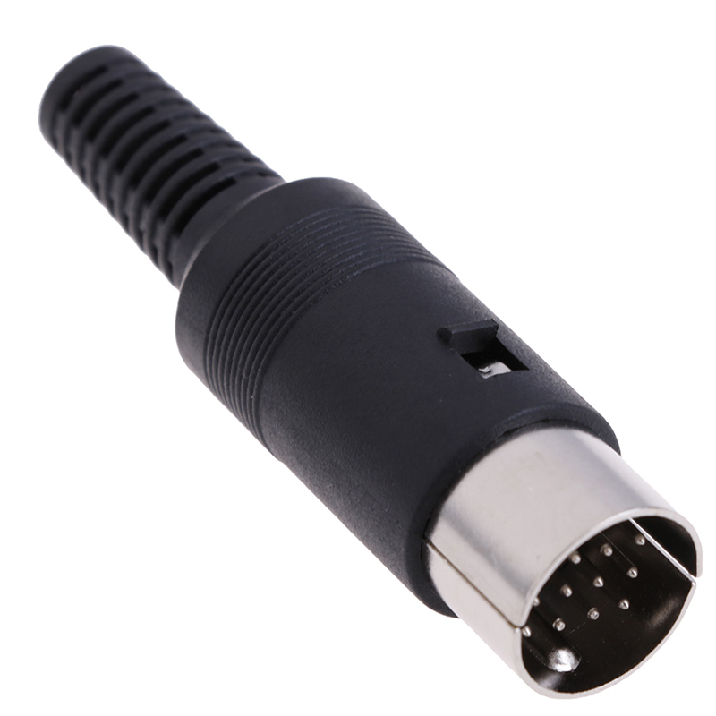 【ZenithZone】1pc Din Plug 13 Pin Male Inline Audio Din-13p Plug Audio Av ...