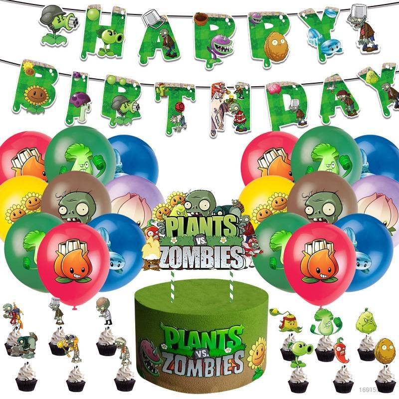 Plants Vs Zombies Party Decorations Plants Against Zombies Birthday