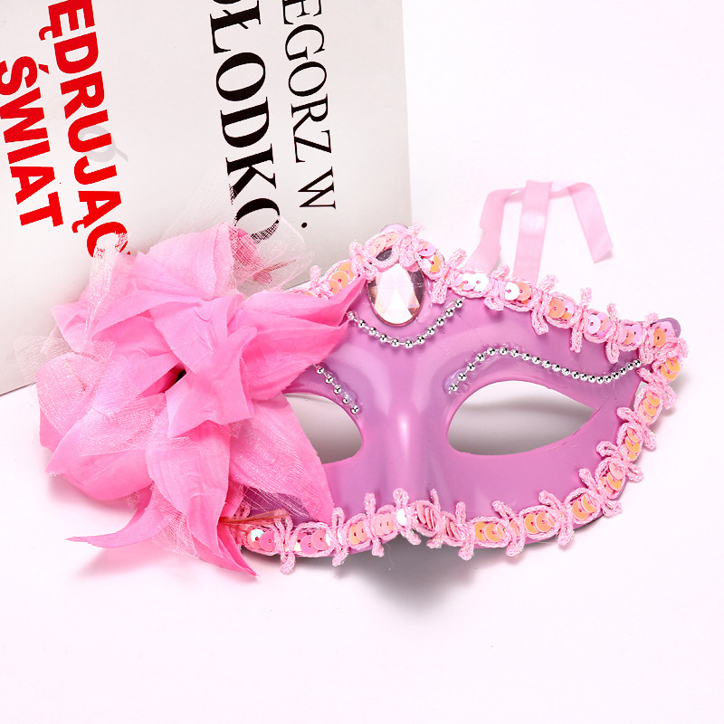 Halloween Princess Mask Masquerade Big Lily Mask Party Princess Sexy ...