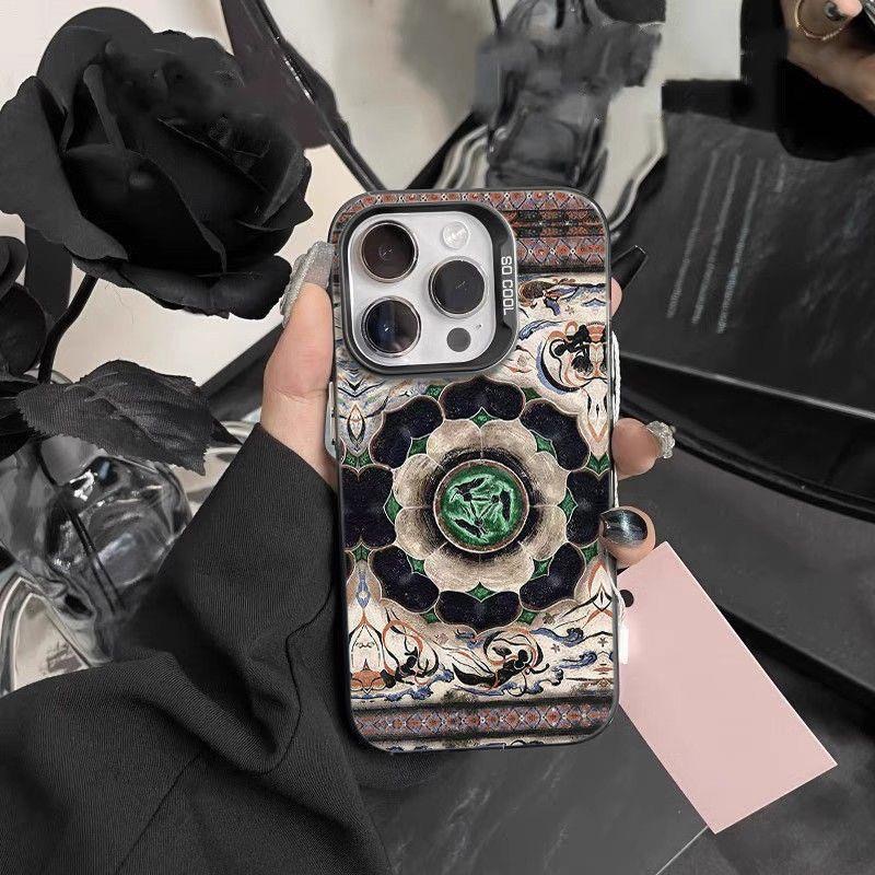 【Inventory ready 】Traditional Chinese Style Lotus Pattern Phone Case ...