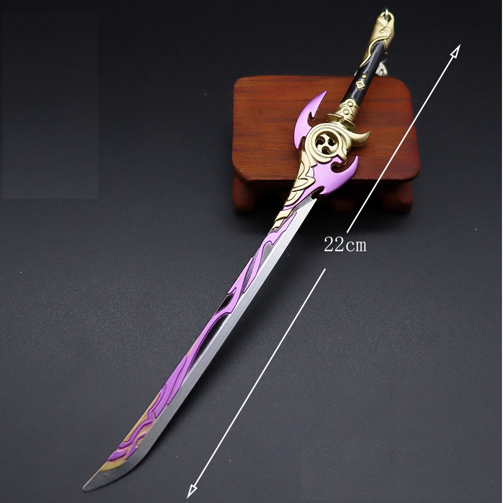 Mô hình móc khóa Ánh Sáng Đêm Sương Mù Genshin Impact trấn ayaka (kèm ...