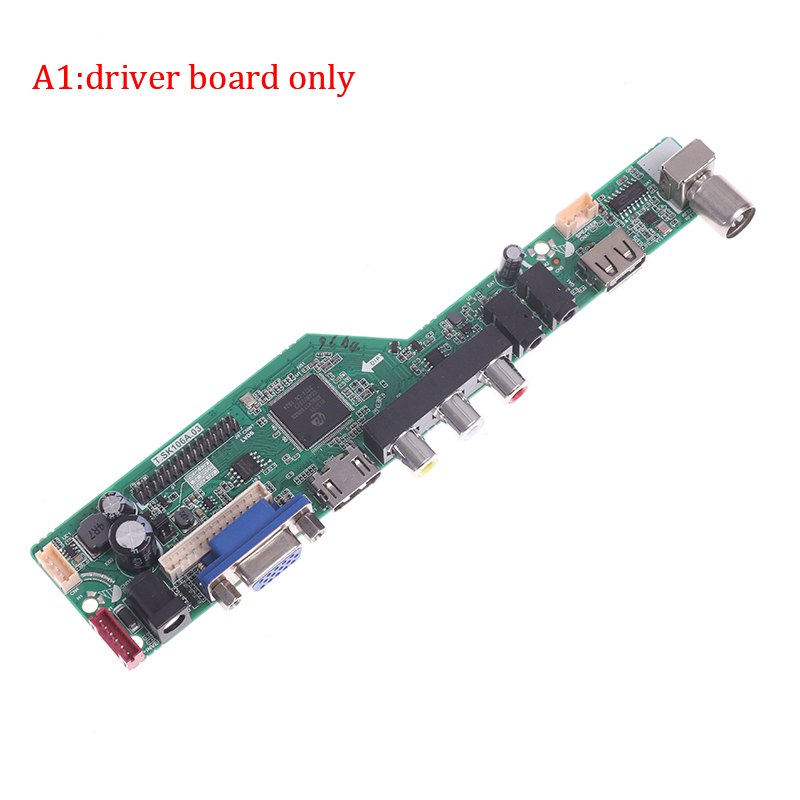 T.SK106A.03 Universal LCD TV Controller Driver Board V53 analog TV ...