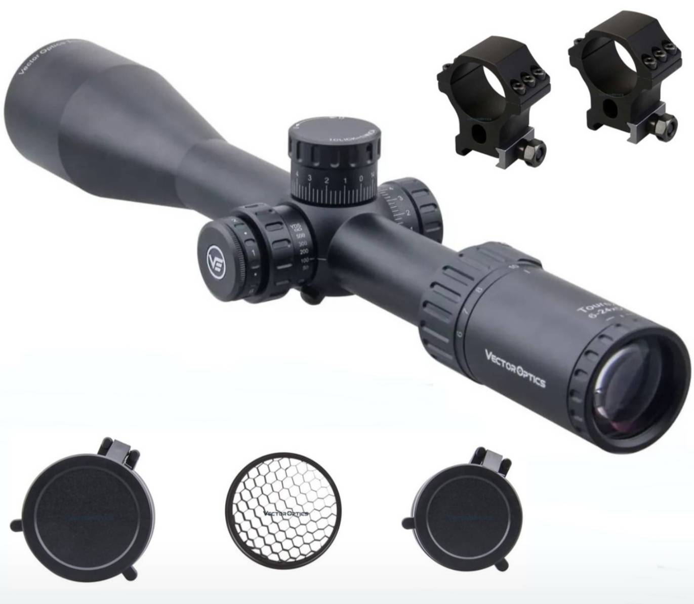 กล้อง Vector optics Tourex 6-24x50 FFP แถมระดับน้ำ (รหัสTE32 ...