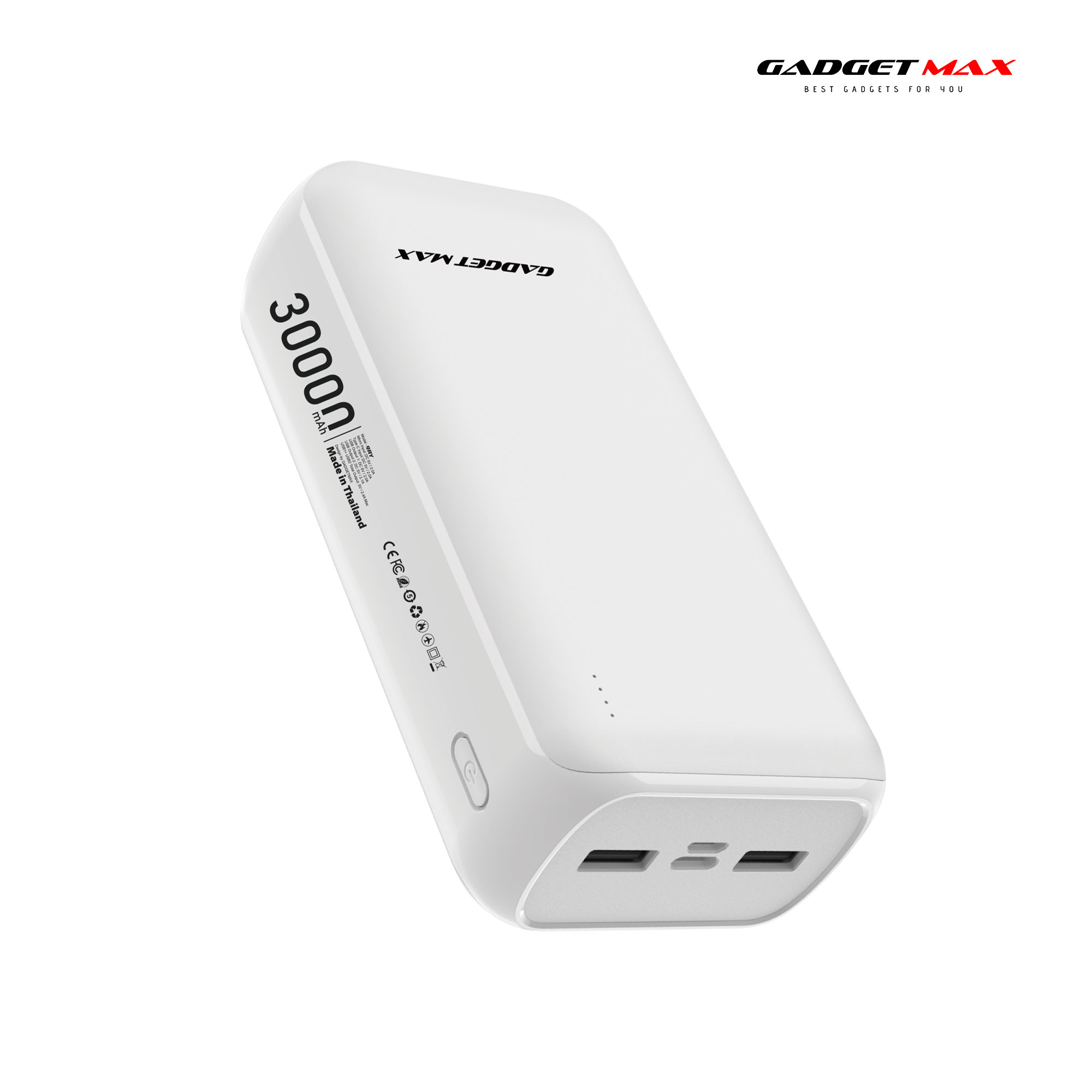 GADGET MAX NEW RAY 30000mAh POWER BANK (5V/2.4A)พาวเวอร์แบงค์ที่มีความ ...
