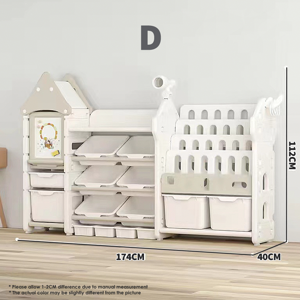 MAGIC CASTLE RACK Kids Storage Rack Children Storage Toy Rack Bins ...