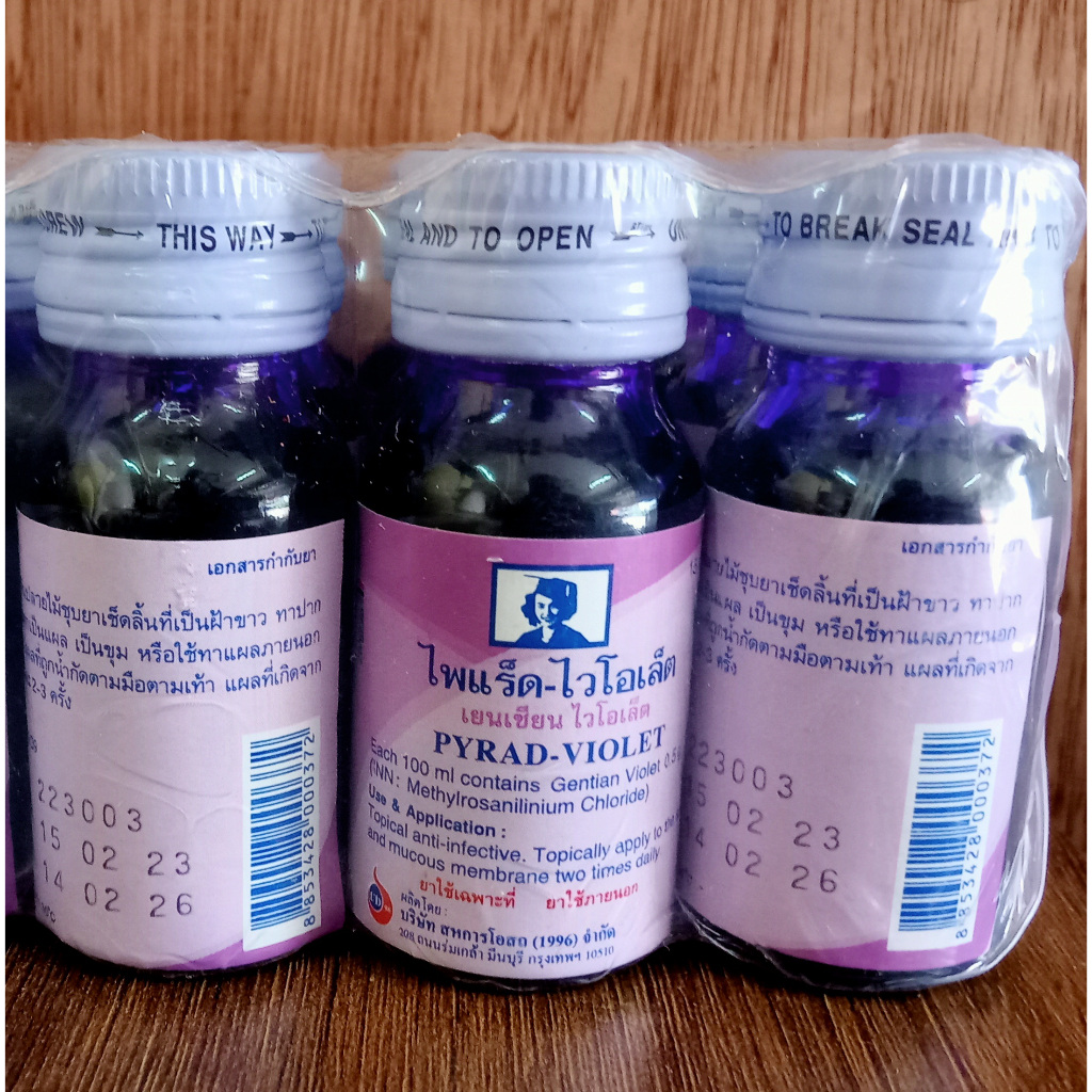 Ubat Luka Biru Thai 15ml untuk luka manusia dan haiwan | Lazada