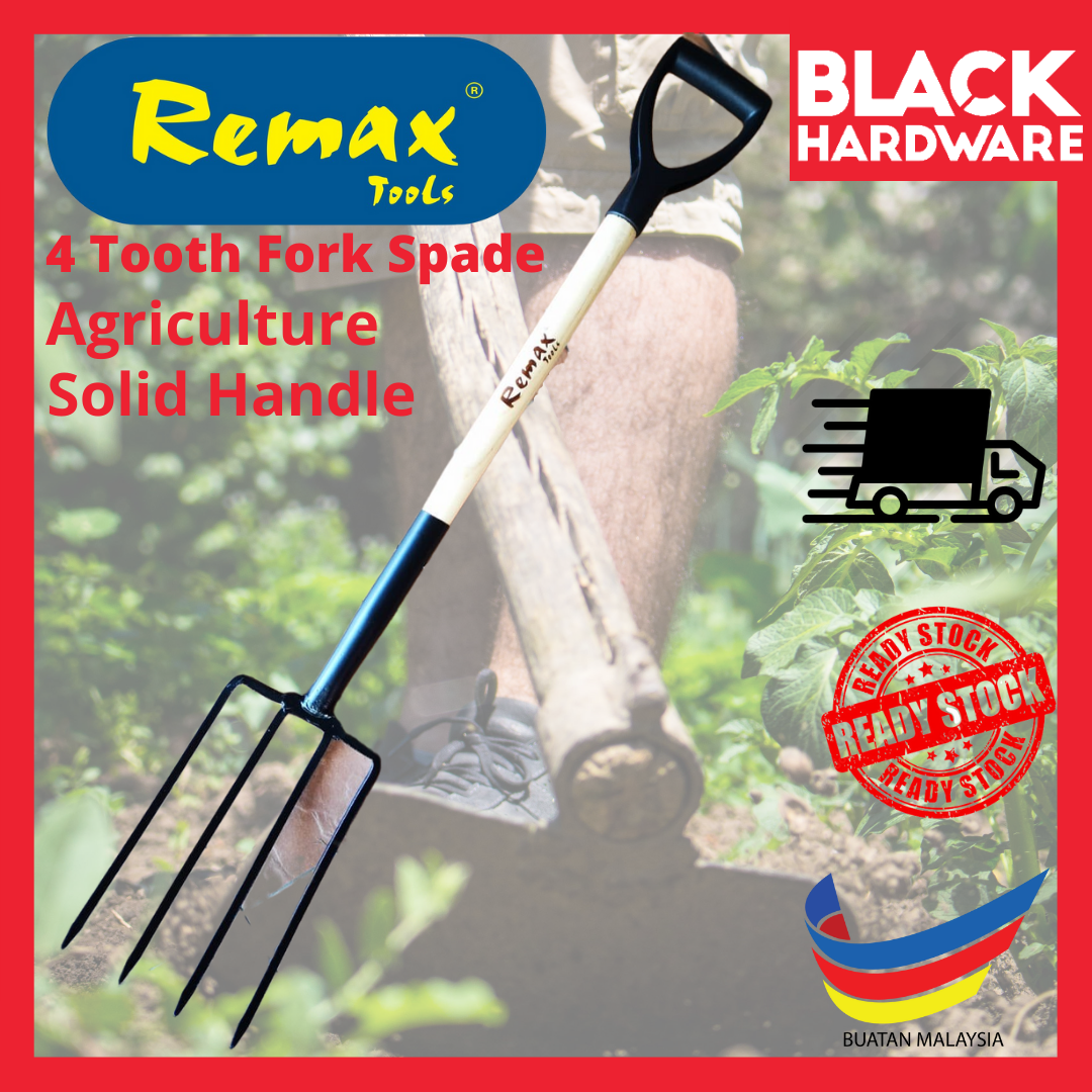 Black Hardware 4 Teeth Safety Agriculture Farm Garden Plant Fork ...