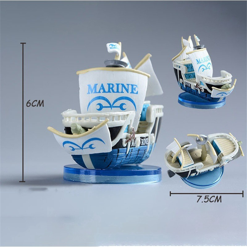 Miniatur Figure Kapal One Piece Luffy Topi Jerami Sunny go | Lazada ...