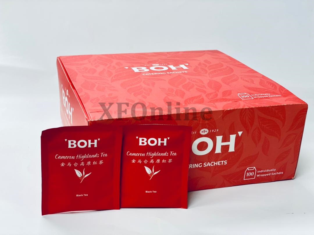 BOH Tea/ Teh Boh Cameron Highland Tea Catering Sachet (Red) 100's | Lazada
