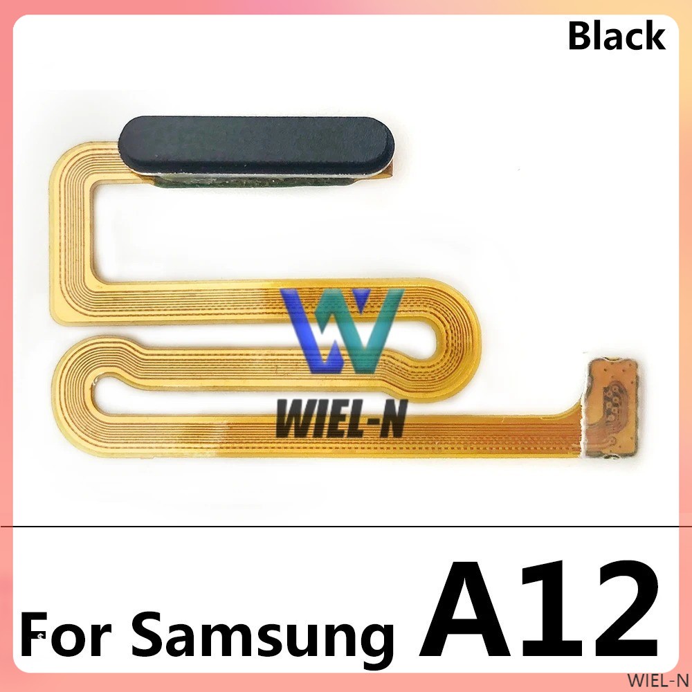 For Samsung A12 A125 A125F Fingerprint Sensor Home Back Key Menu Power ...
