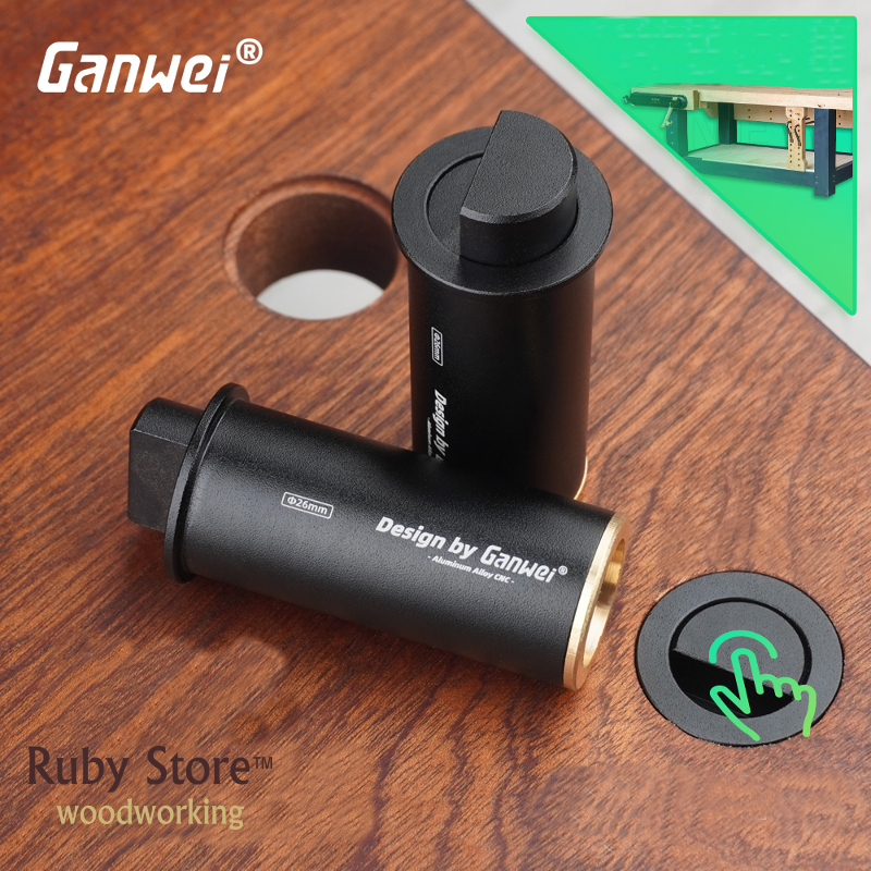 【Quality】 Set of 2 Push Button Pop Up Bench Dogs Ganwei Woodworking ...