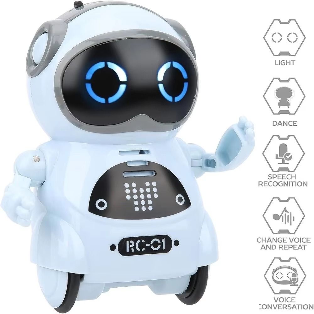 Boys Girls Voice Recognition Pocket Robot Singing Dancing Telling Story ...