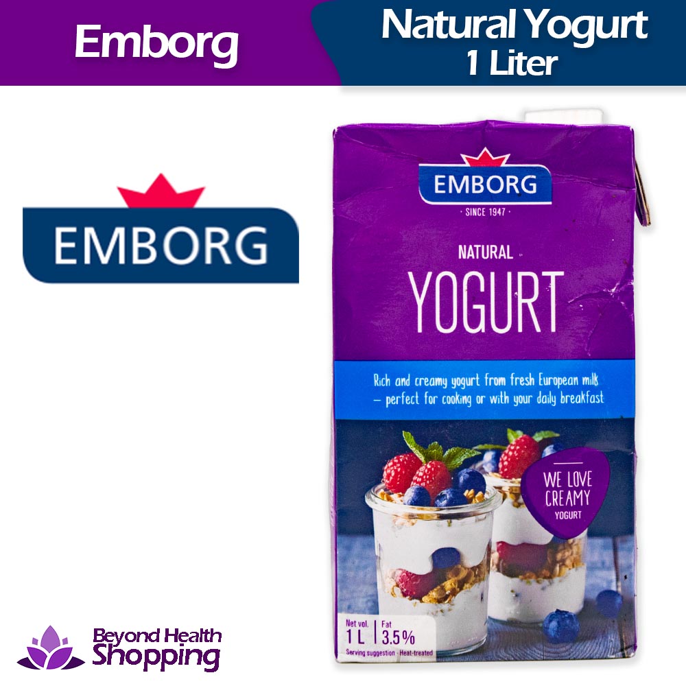 Emborg Natural Yogurt Real Taste (Since 1947) 1L | Lazada PH
