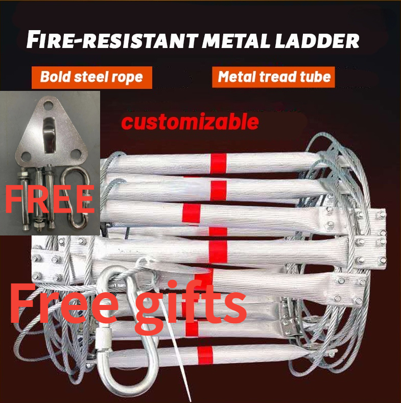Fire escape ladder, fire wire rope ladder, high-altitude operation ...