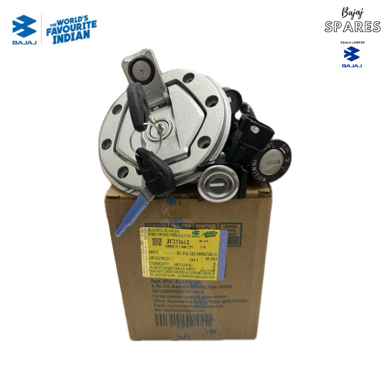 LOCK SET KIT NS160 PULSAR BAJAJ | Lazada