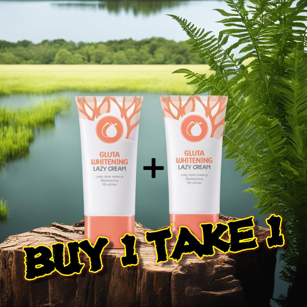 C 『BUY 1 TAKE 1』Glutathione Whitening Cream Facial Cream Lazy Cream BB ...