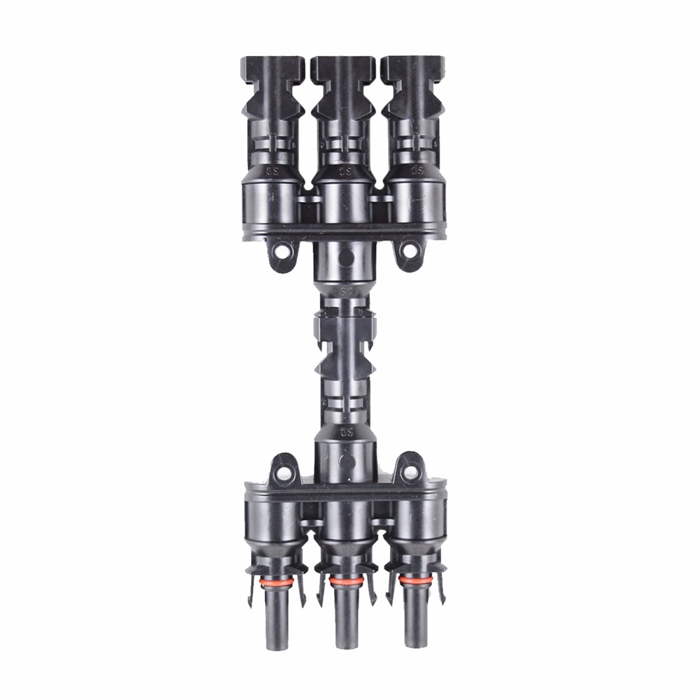 1 Tools Durable DIY pair Solar Panel MC4 3 to 1 T Branch Connectors One ...