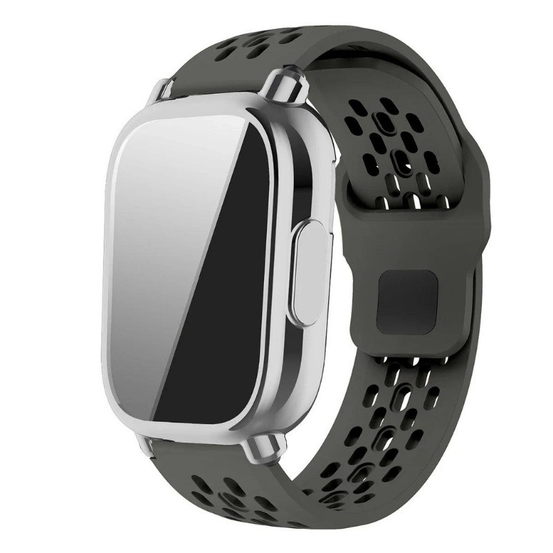 สายรัดระบายอากาศสำหรับ Redmi Watch 5 Active / Lite + ปลอกหุ้มซิลิโคนสาย ...