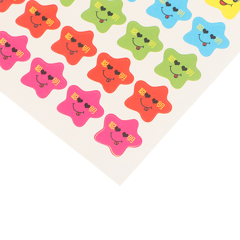 400pcs Smile Stars Decal School Children Kids Teacher Label Reward Cute ...