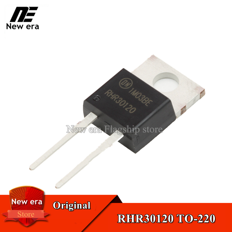 ไดโอดฟื้นฟูเร็ว RHR30120 TO-220 30A/1200V,5ชิ้นของแท้ใหม่ - New era ...