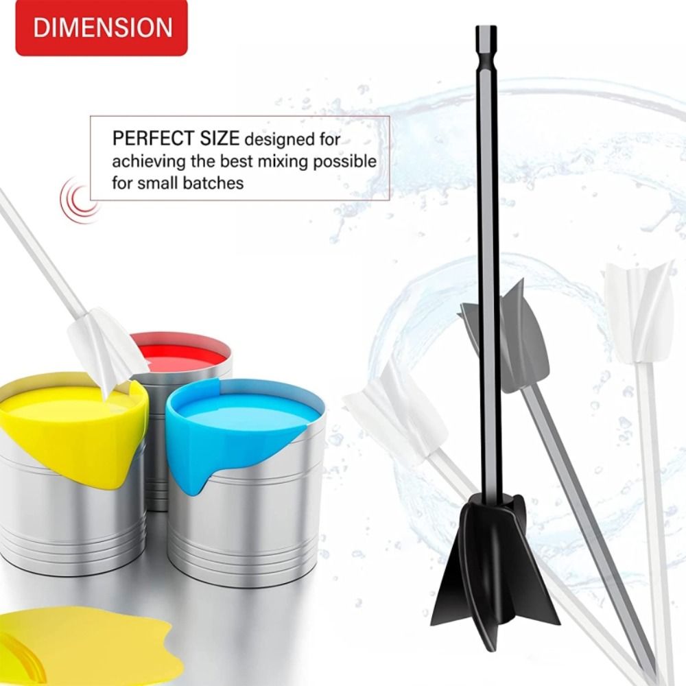 For Mixing Epoxy Helix Mixer Stirrer Paddle Paint Mixer Mixing Sticks ...