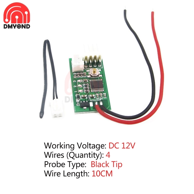 【BridgeCraft】2-3 4 Wires Dc 5v/12v Fan Temperature Speed Governor ...