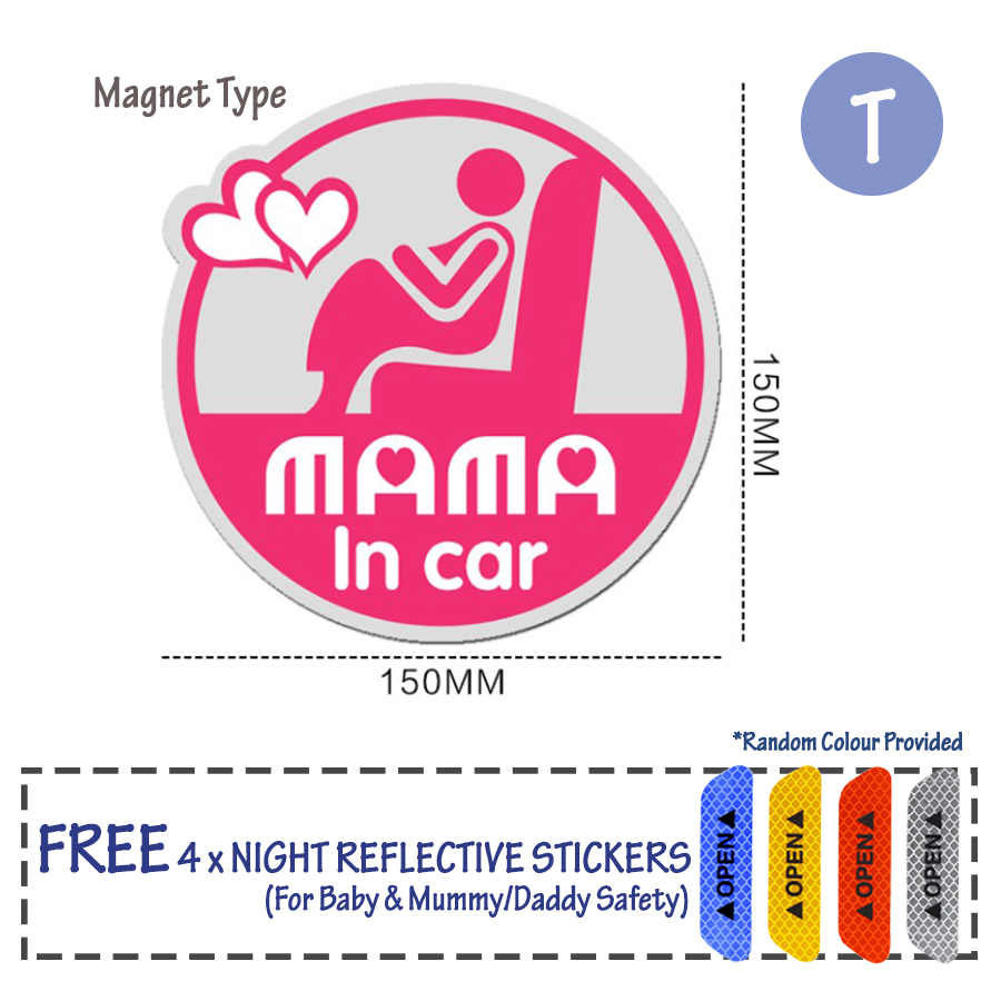 Baby on Board Sticker Pregnant Mummy on Board Car Sticker Baby in Car ...