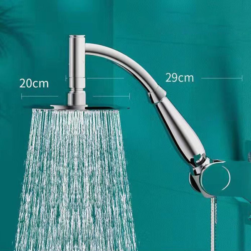 1 Pc Rainfall Shower Head High Pressure Rainfall Shower Head Stainless