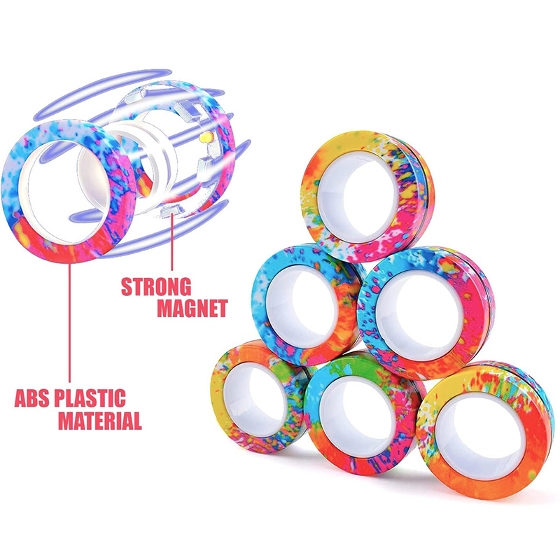 【Hot demand】【Hot demand】Magnetic Rings Finger Fidget Spinner Rings ...