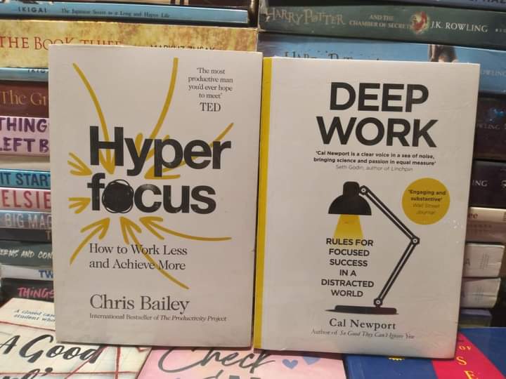 Deep Work & Hyper Focus. 2 Book Set | Daraz.pk