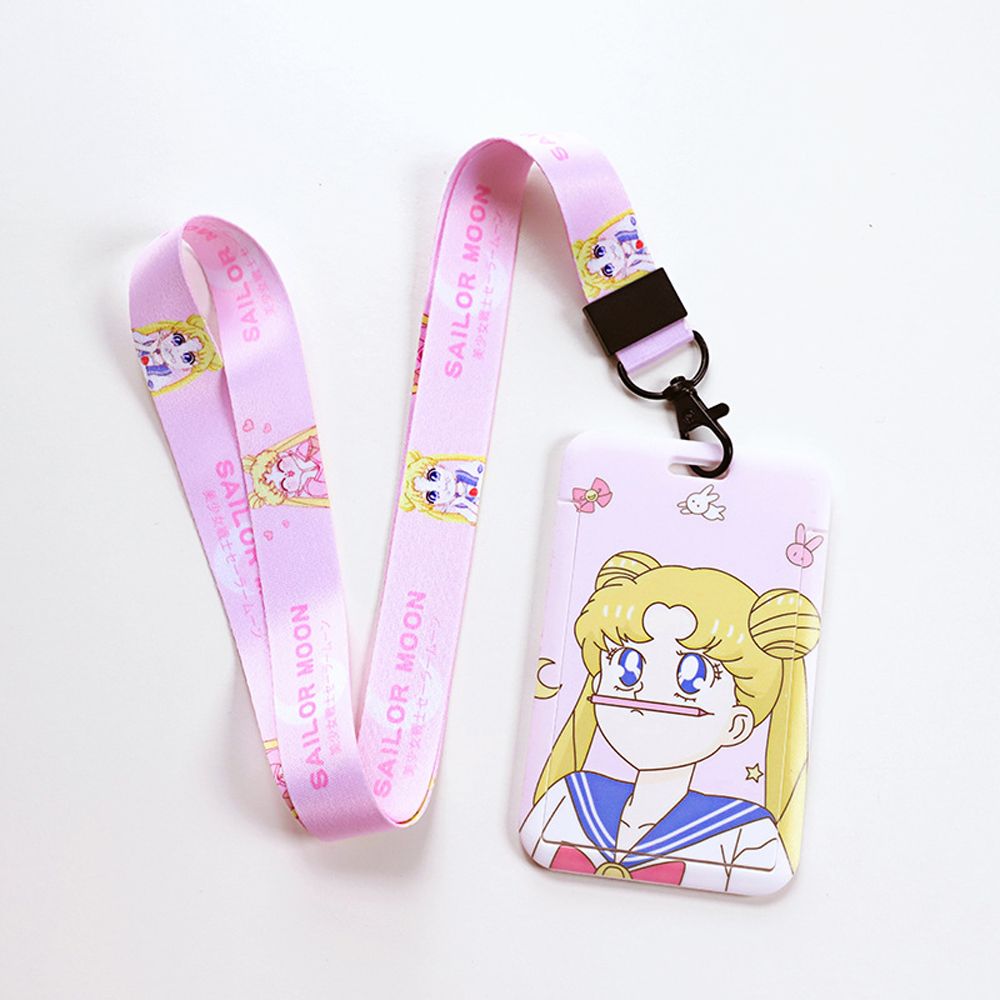 angy เซเลอร์มูน Kawaii นักเรียน รถบัส มีสายคล้อง พวงกุญแจ เซเลอร์มูน ...